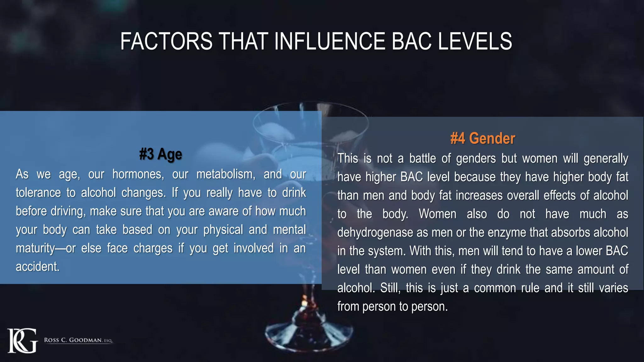 Factors that Influence Blood Alcohol Concentration Levels | PPTX