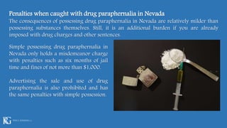 Possessing Drug Paraphernalia in Nevada | PPTX