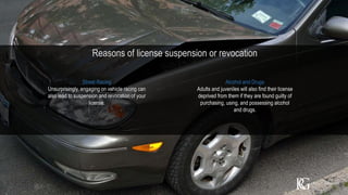 Revocation of License vs. Suspension of License | PPTX