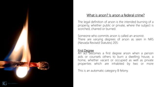 US Federal Arson Laws | PPT
