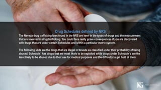 What is Drug Trafficking according to NRS? | PPT