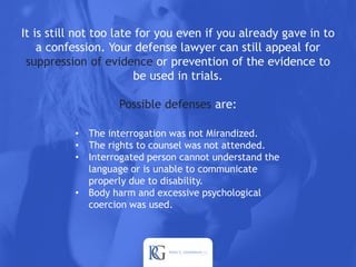 A Guide to Handling Police Interrogations | PPT