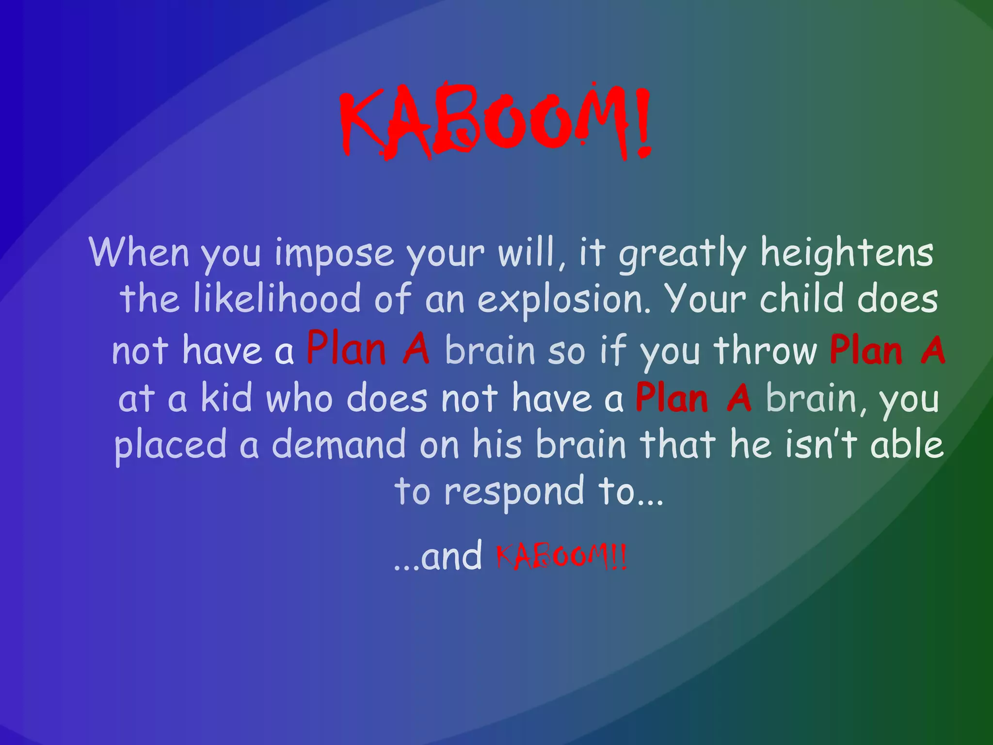 The Explosive Child: Summary CPS by Dr. Ross Greene | PPTX