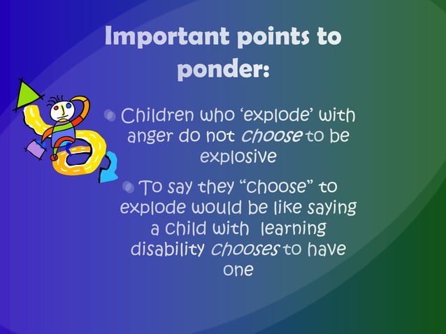 The Explosive Child: Summary CPS by Dr. Ross Greene | PPTX