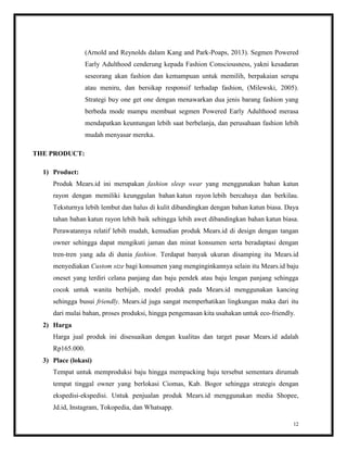 Rossi fatmawati 6018210059 bisnis plan | PDF