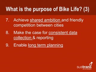 Smarter Travel Conference Presentation by Rosslyn Colderley: Bike Life ...