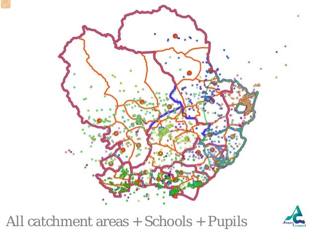 Visualising school catchment areas - FOSS4GUK 2018