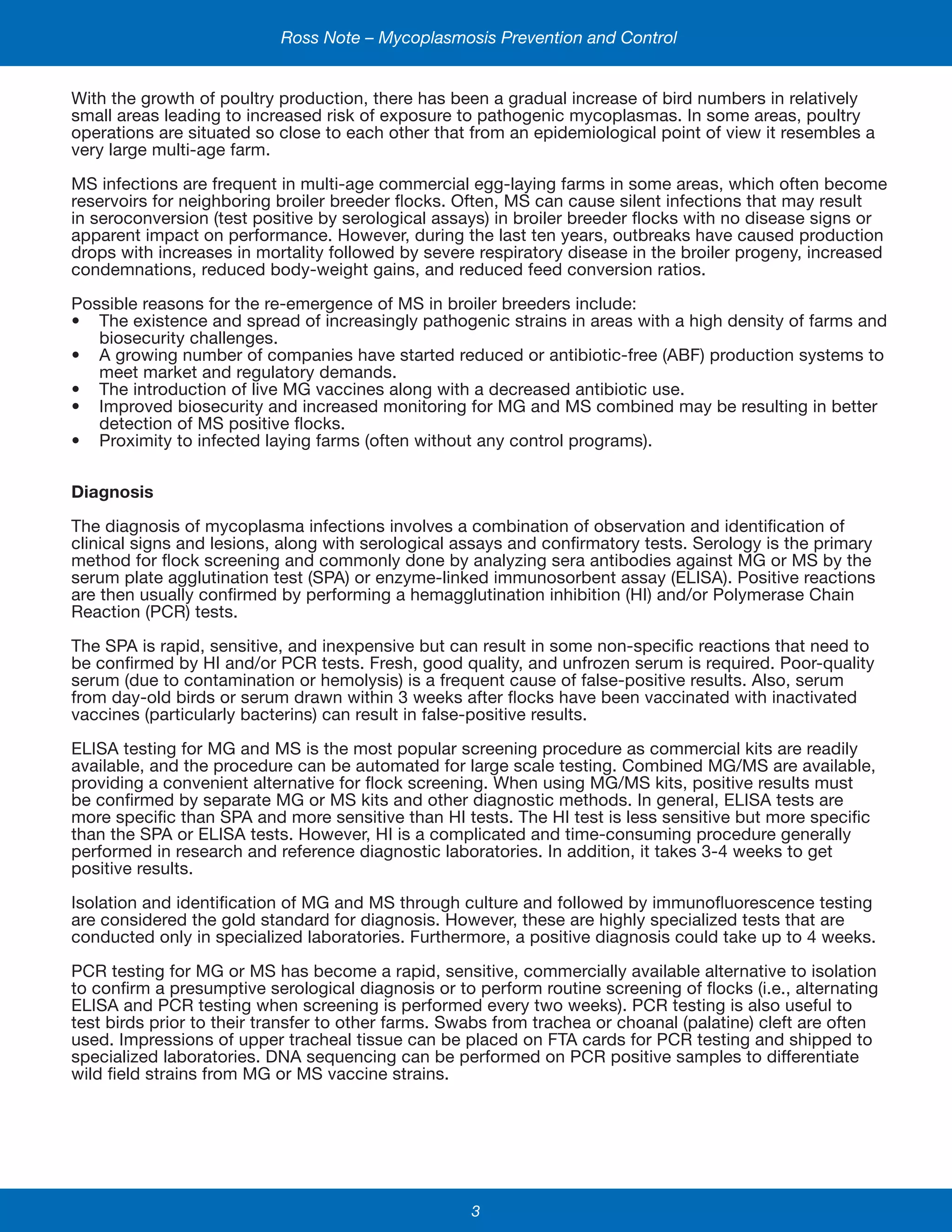 Ross note mycoplasmosis-en-19 | PDF
