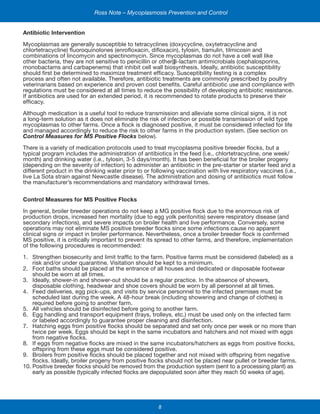 Ross note mycoplasmosis-en-19 | PDF
