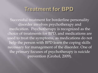 Ross power point on bpd | PPTX | Brain and Nervous System Disorders ...