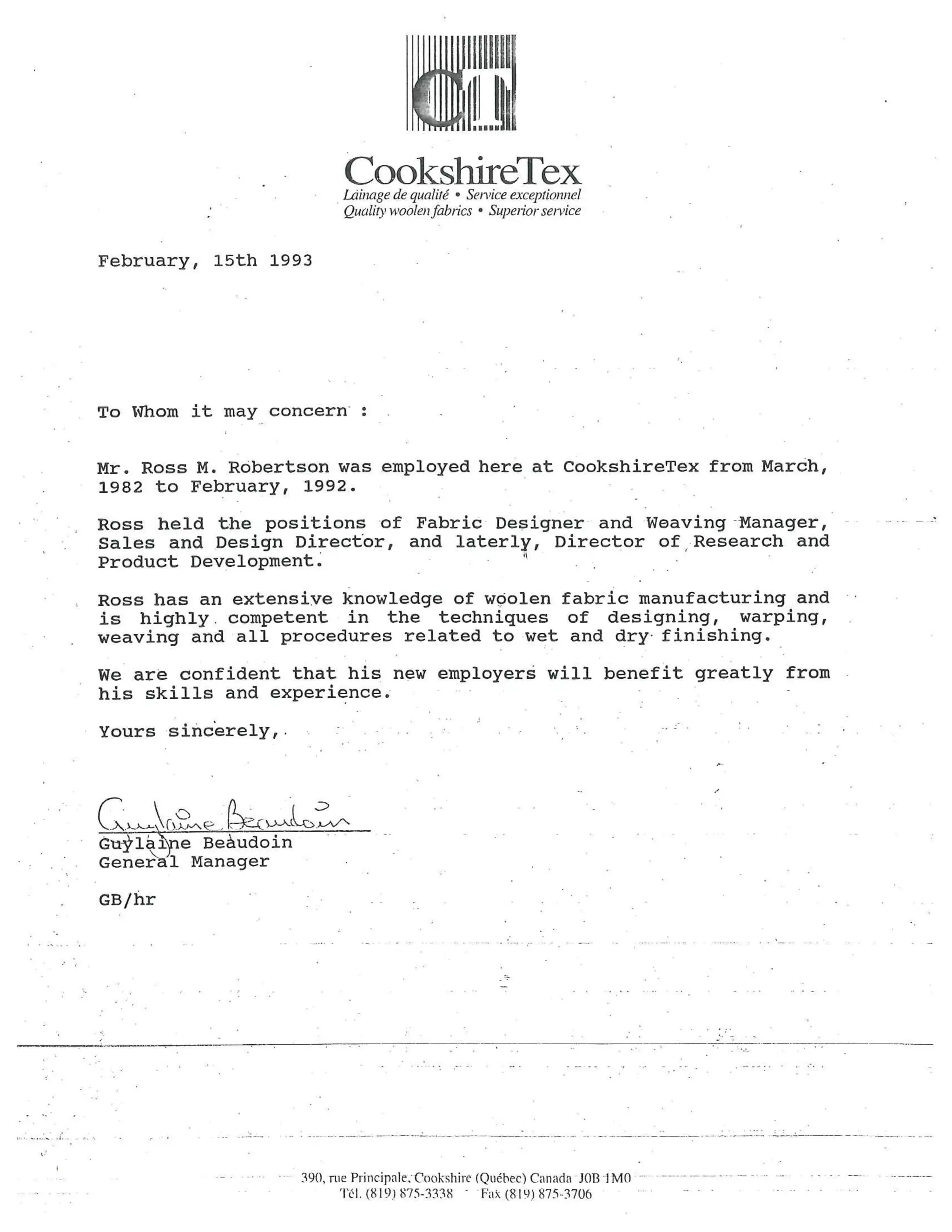 Letters of recommendation | PDF