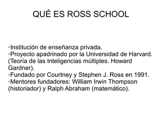 Ross school. Powerpoint | ODP