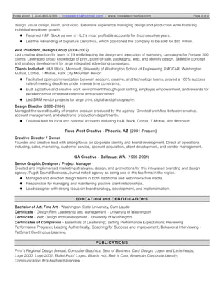 Ross west resume | PDF