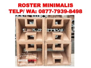 Toko Roster bata roster terakota di surabaya 087779398498 cv.putra ...