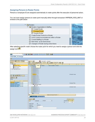 Roster Configuration (Payroll) in SAP ECC 6 0 V.pdf