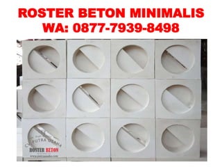 Roster putih roster beton minimalis di tangerang 087779398498 cv.putra ...