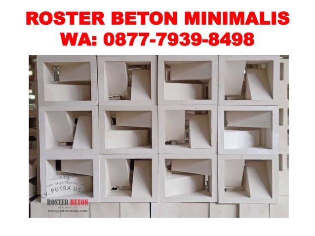 Roster putih roster beton minimalis di majalengka 087779398498 cv.putra ...