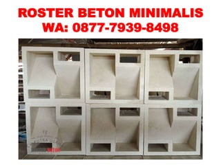 Roster putih roster beton minimalis di bojonegoro 087779398498 cv.putra ...