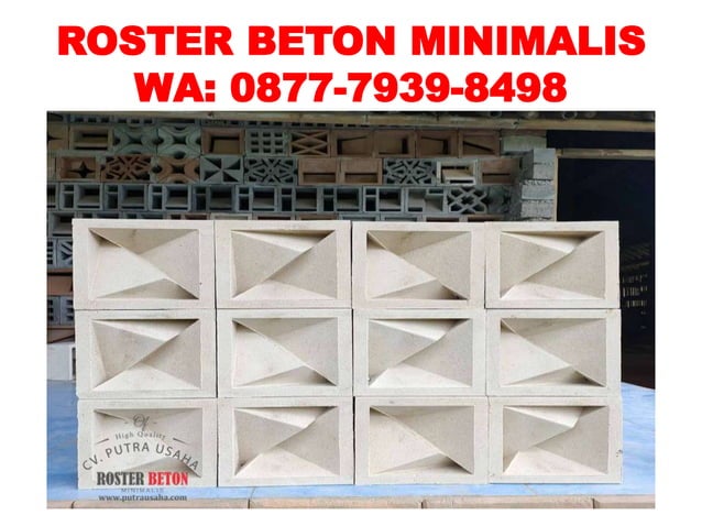 Roster putih roster beton minimalis di bojonegoro 087779398498 cv.putra ...
