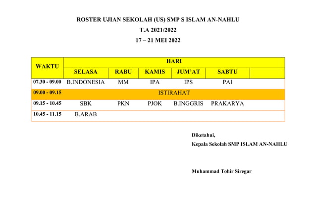 ROSTER UJIAN SEKOLAH.docx