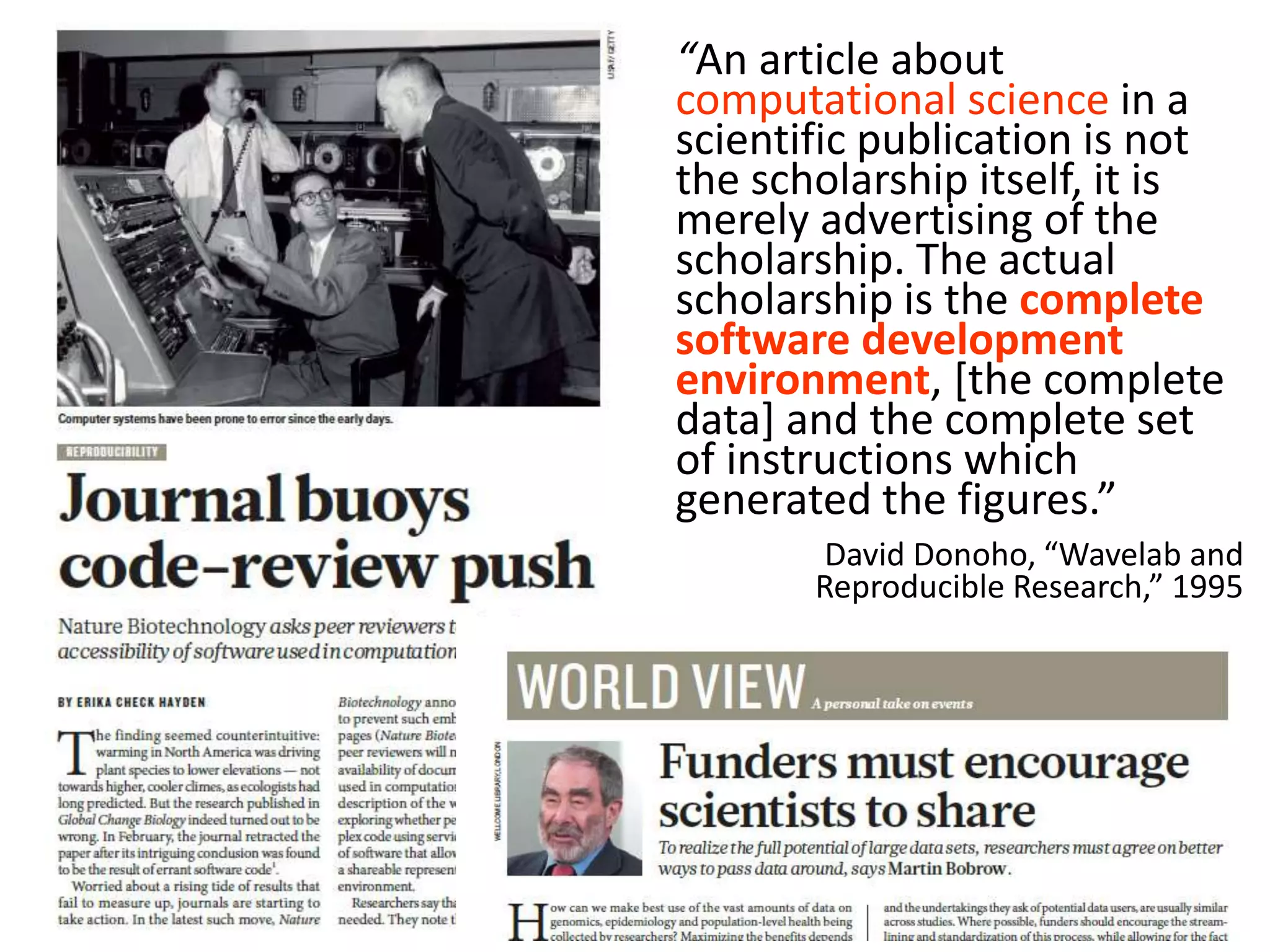 Reproducible And Citable Data And Models An Introduction Ppt