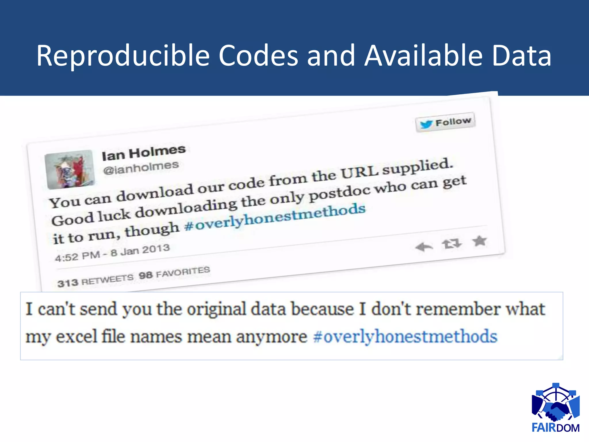 Reproducible And Citable Data And Models An Introduction Ppt