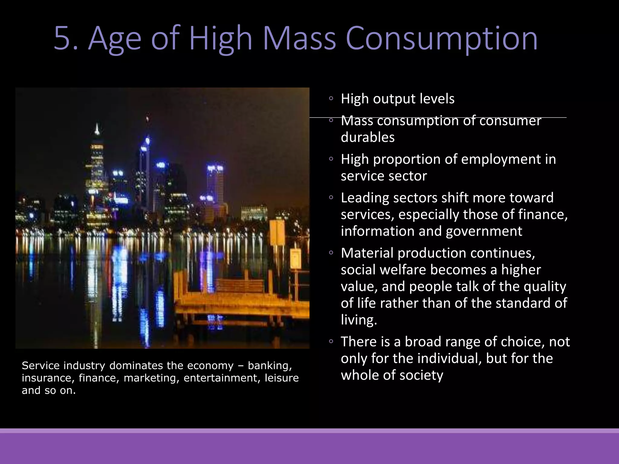 Rostow's Stages of Economic Growth: A Capitalist Approach | PPTX