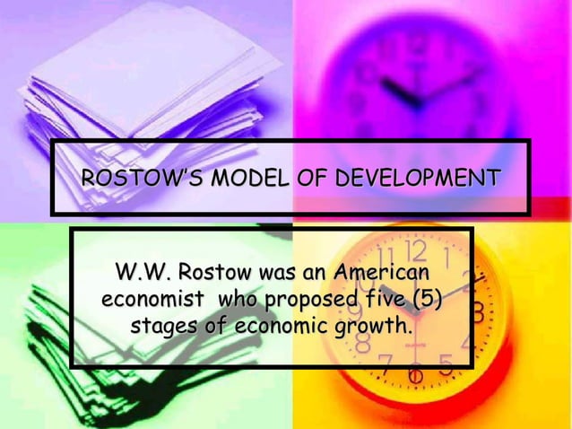 Rostow’s model of_development_2 | PPT | Business | Business and Finance