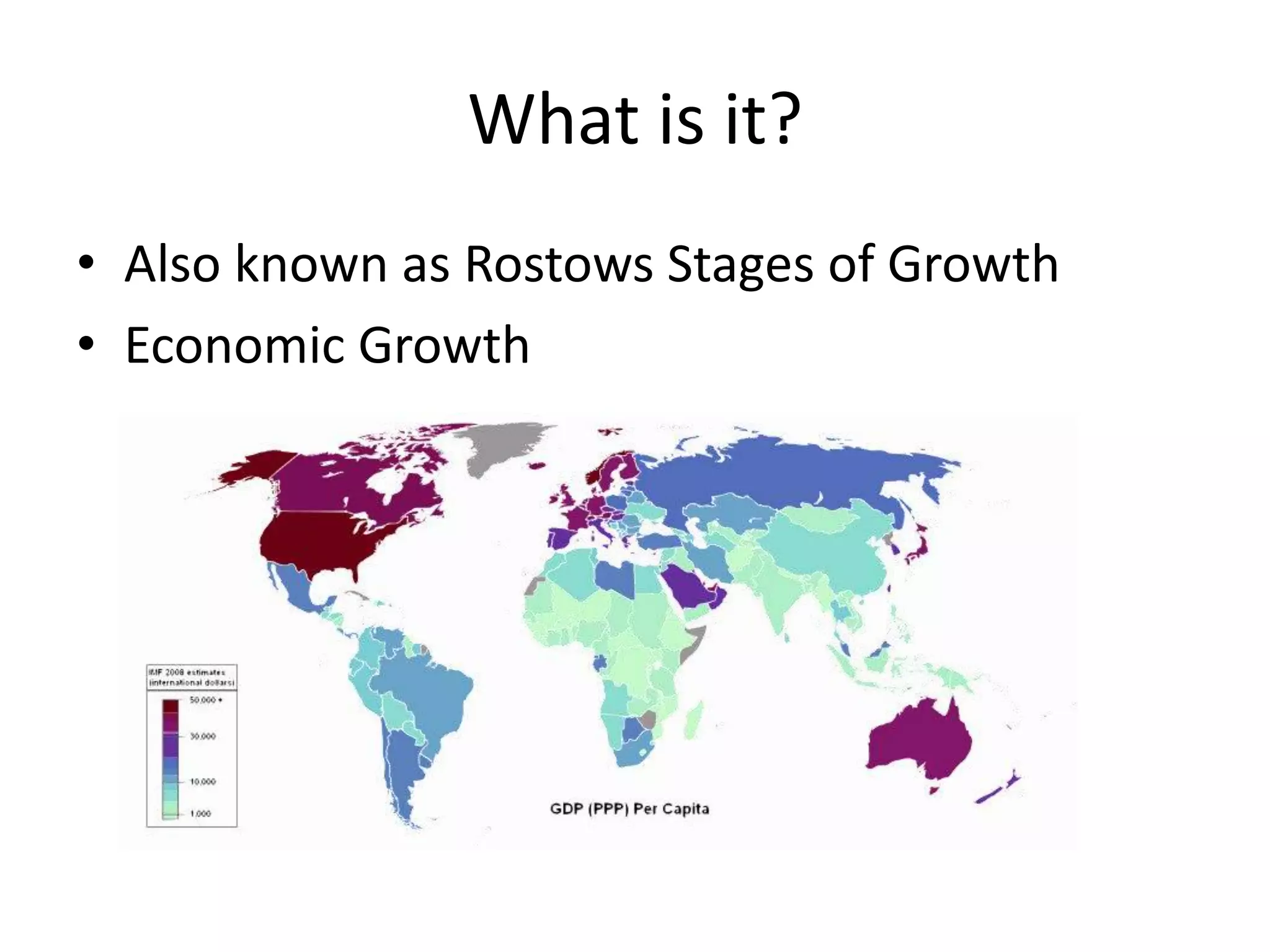 Rostows stages of developement | PPTX