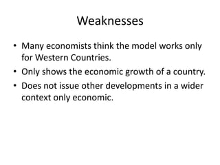 Rostows stages of developement | PPTX