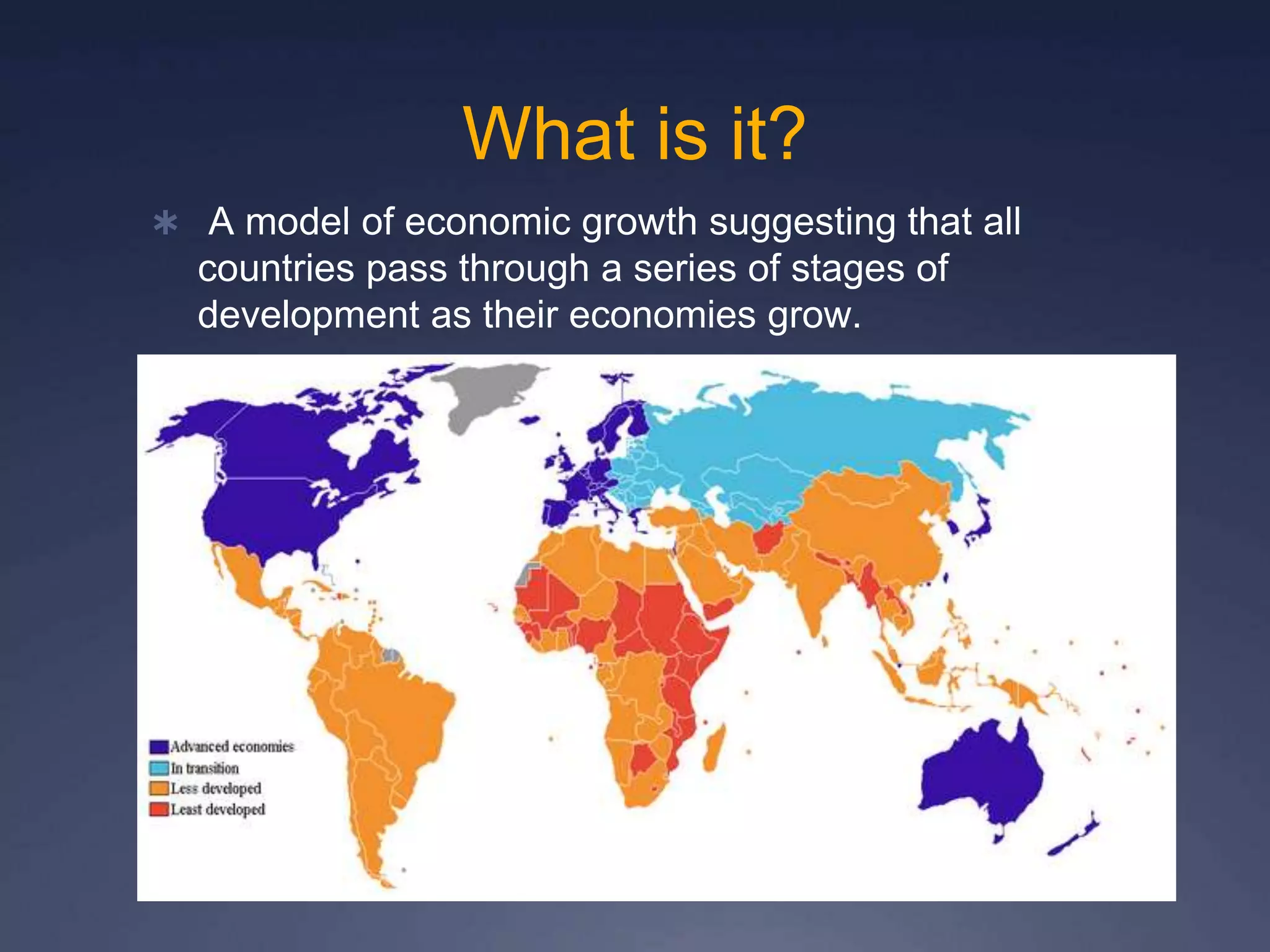 Rostow's stages of development | PPTX