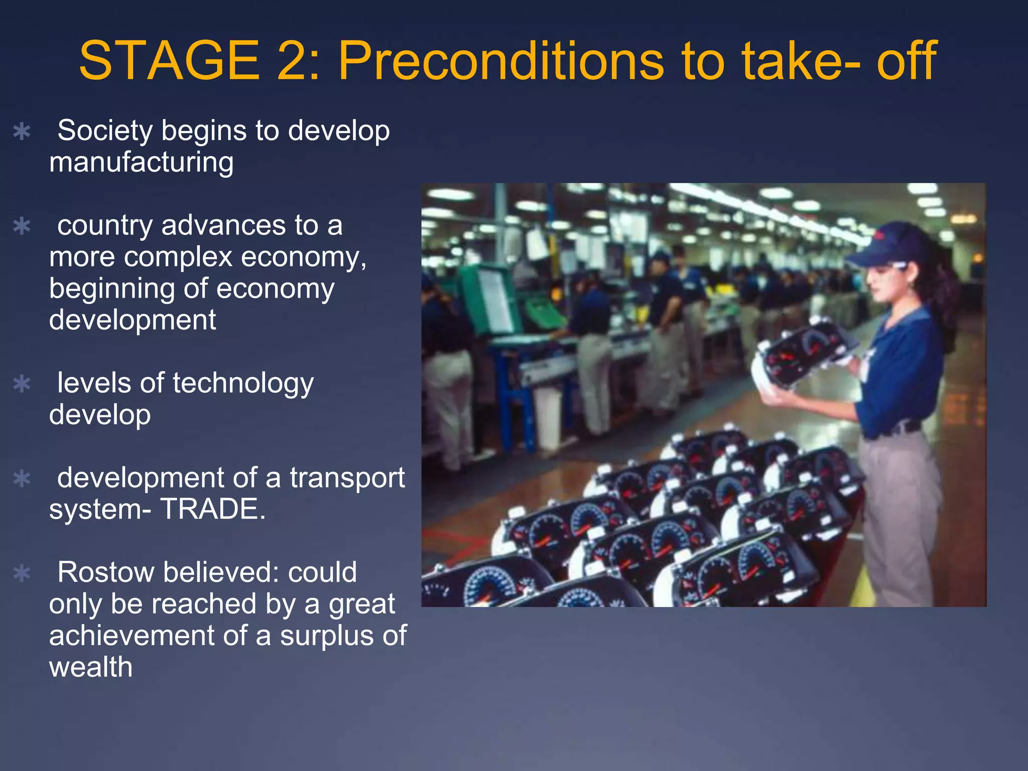 Rostow's stages of development | PPTX