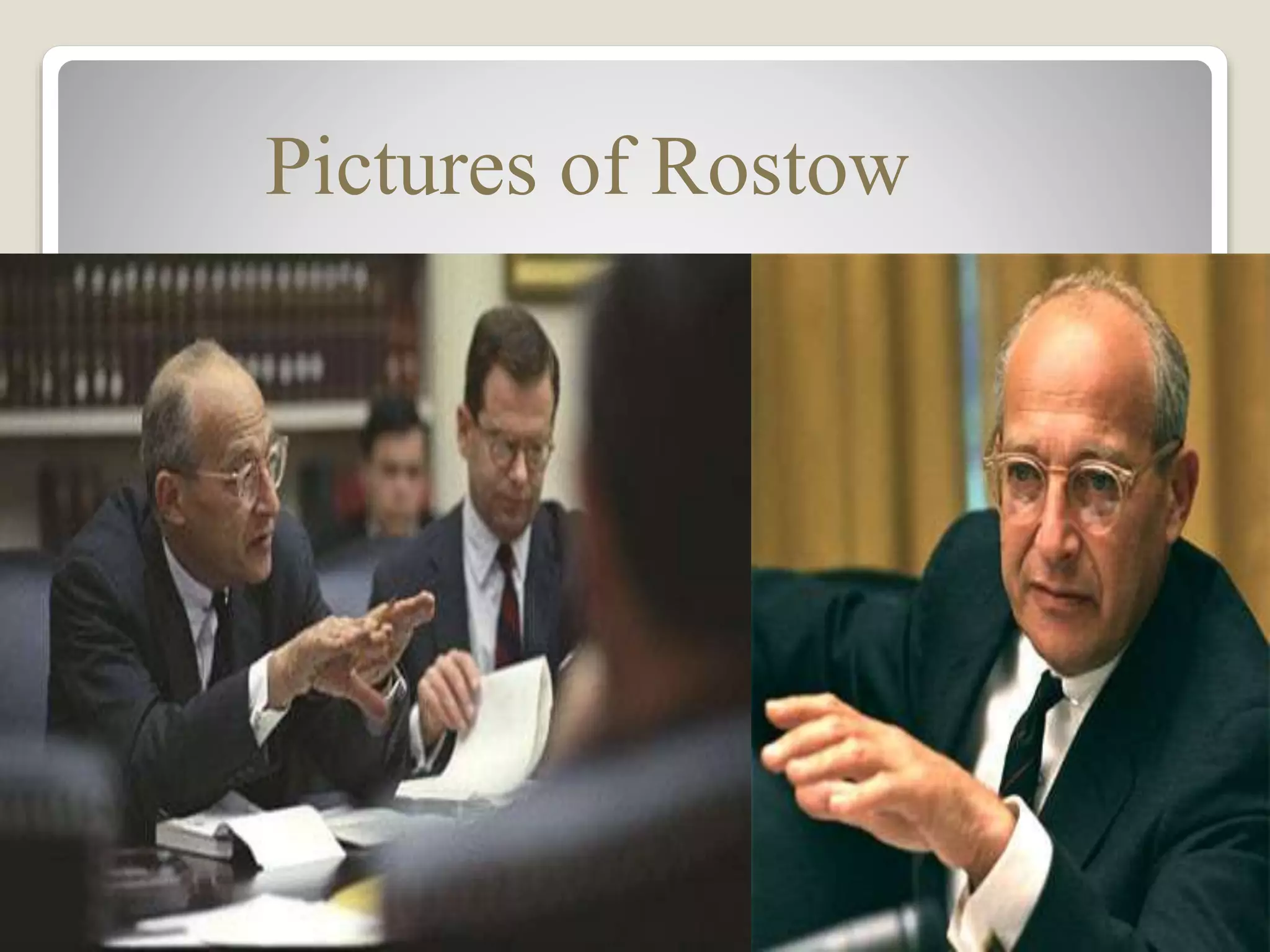 Rostow theory of economic growth | PPTX