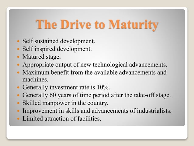 Rostow theory of economic growth | PPTX | Economy | Business and Finance
