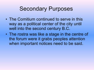 Rostra And Comitium | PPT