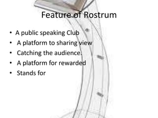 Rostrum | PPTX