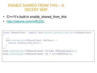 C++11 smart pointer | PPT
