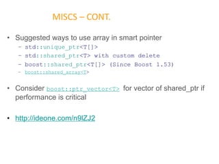 C++11 smart pointer | PPT