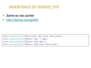 C++11 smart pointer | PPT