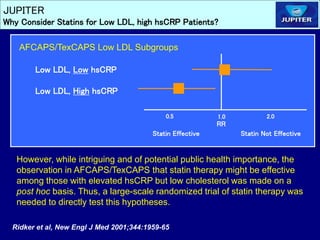 Rosuvastatin jupiter trial.ppt