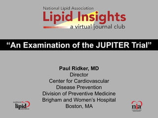 Rosuvastatin jupiter trial.ppt