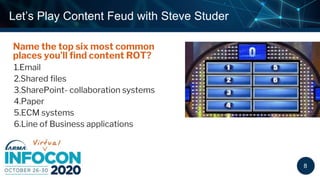 What’s Redundant, Obsolete, and Trivial Content (ROT) What’s Not? | PPTX