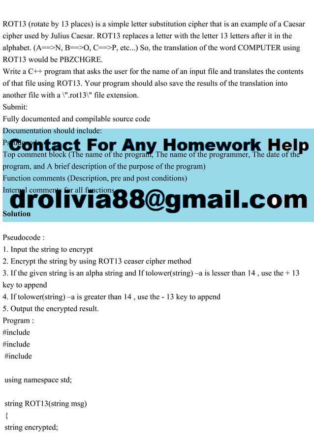 ROT13 (rotate by 13 places) is a simple letter substitution cipher t.pdf