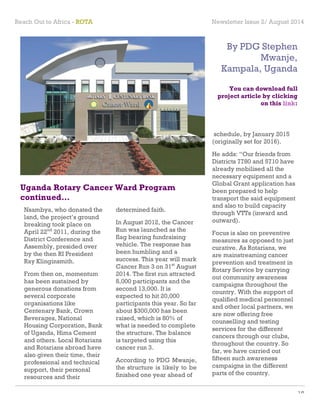 Rota newsletter- august 2014 | PDF