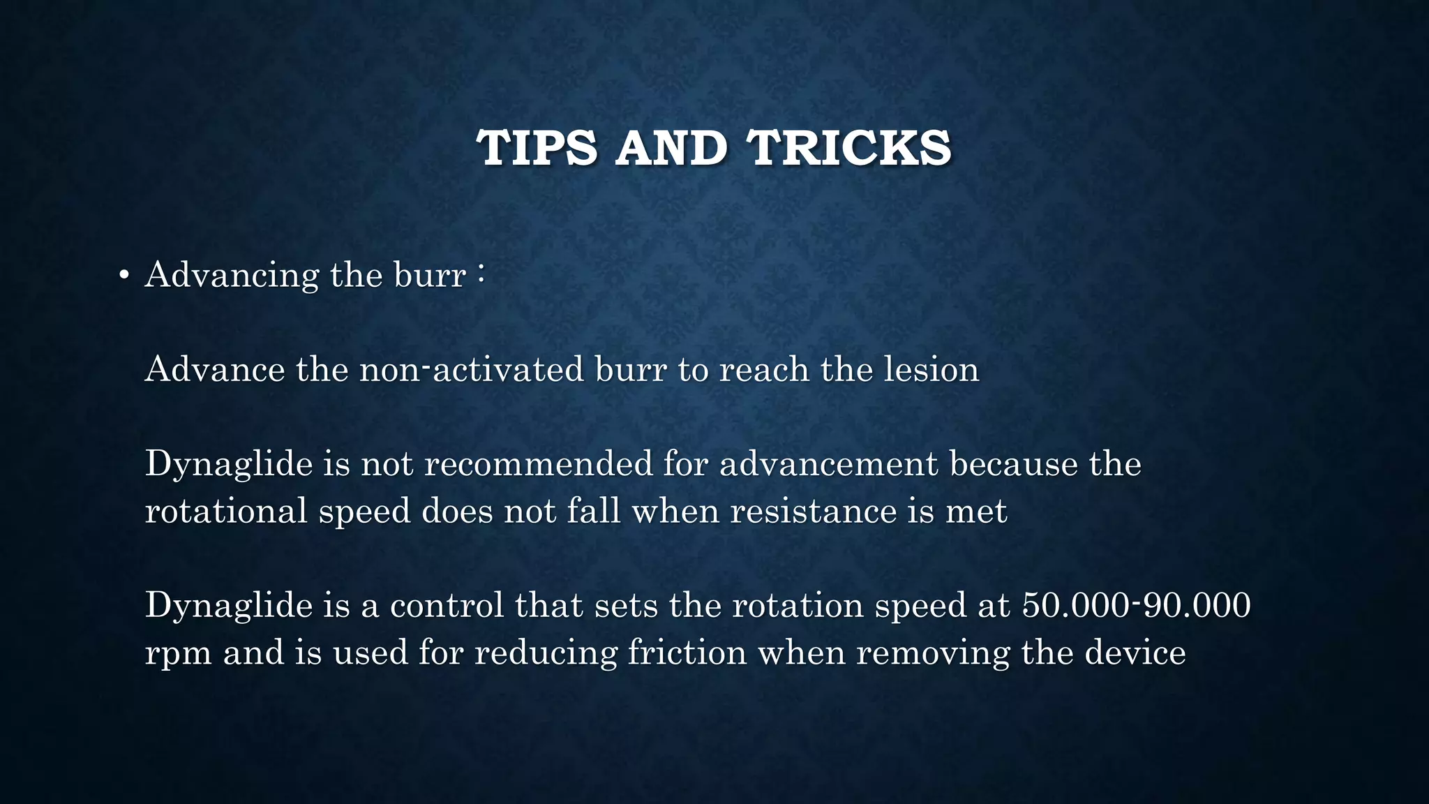 Rotablation - An overview | PPTX