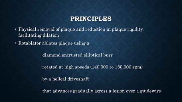 Rotablation - An overview | PPTX