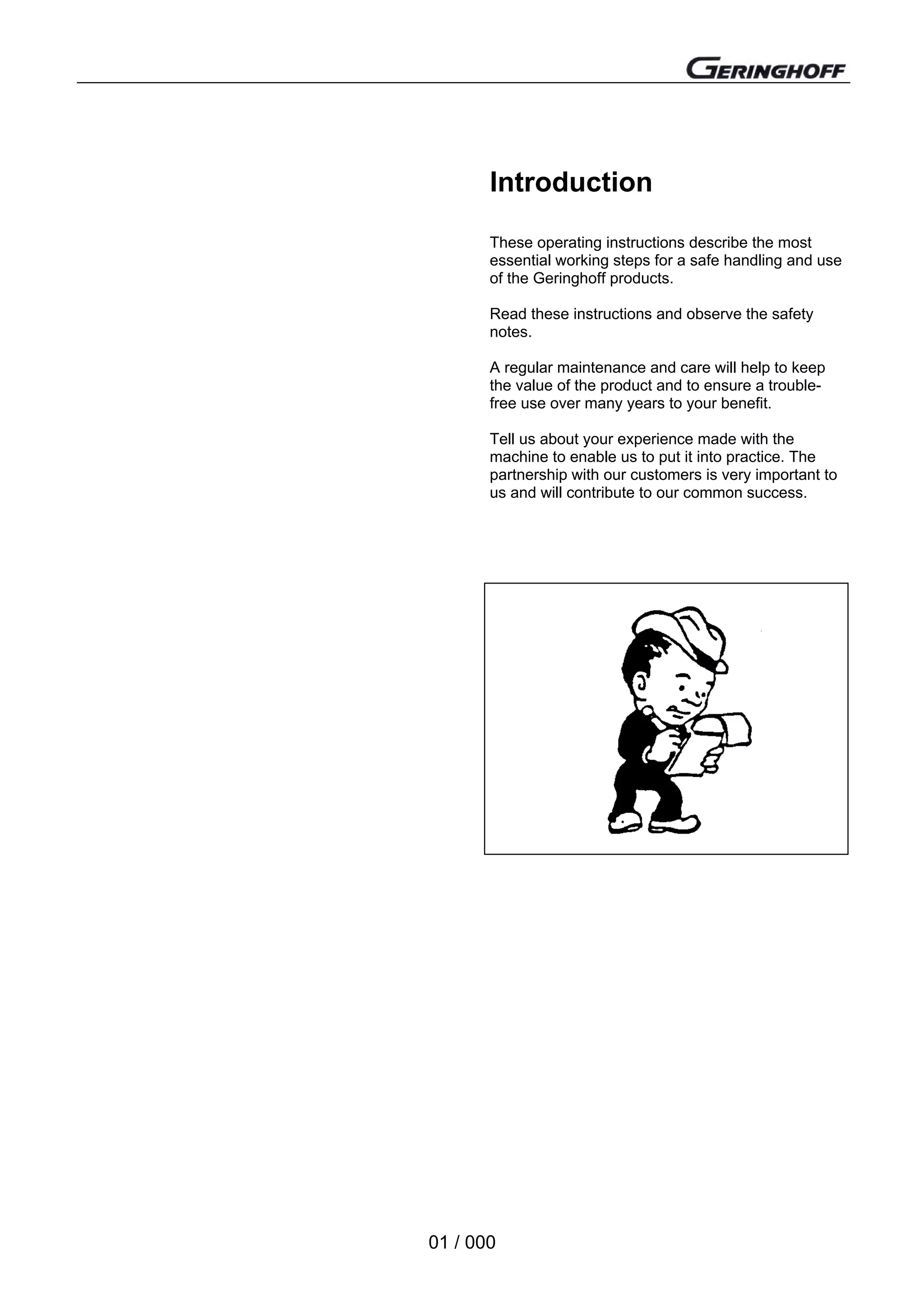 Geringhoff operating instructions Rota disc 2003 | PDF