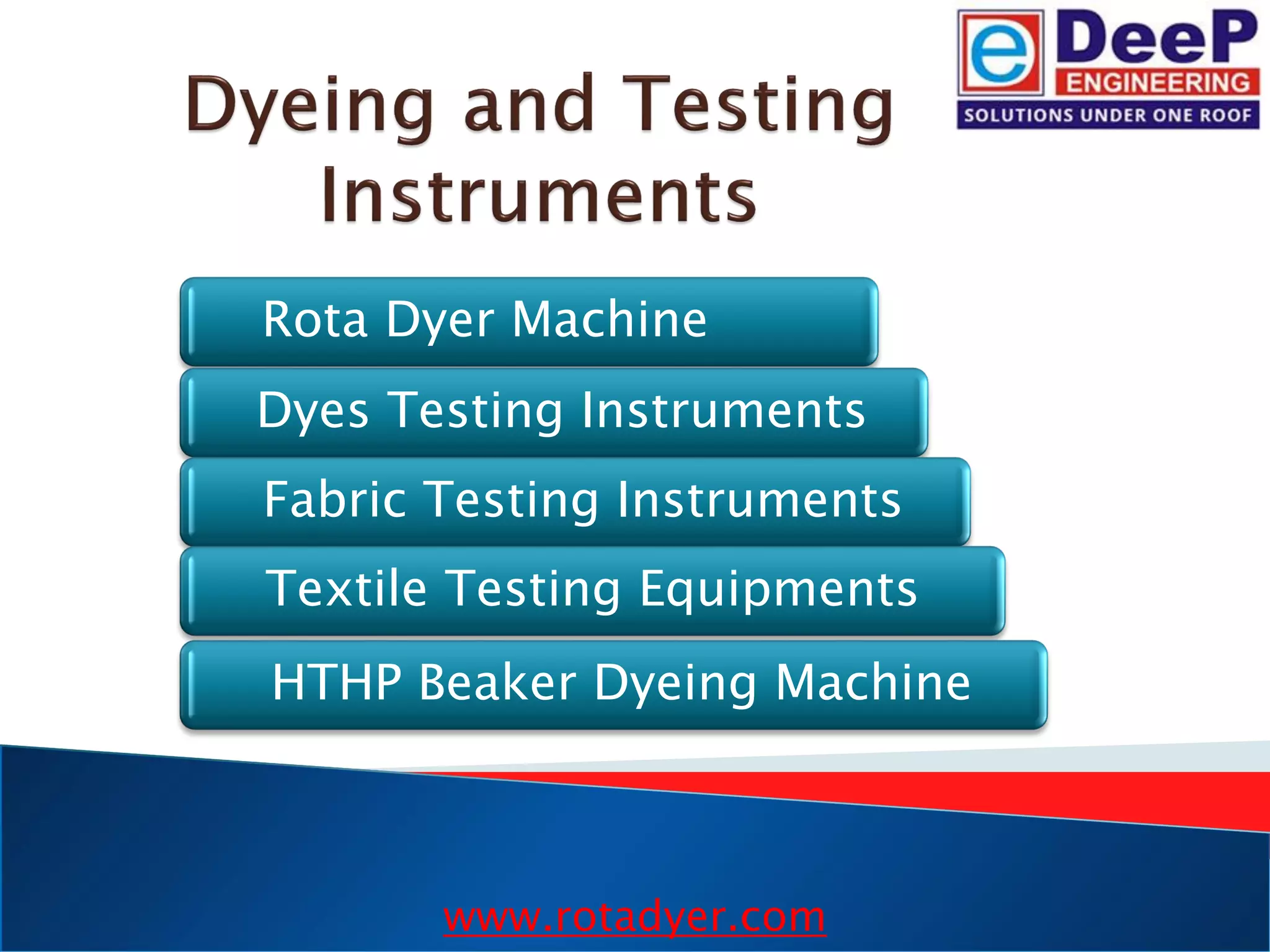 Rota Dyer Machine, Textile Testing Equipment like Hank Dyeing, Cotton ...