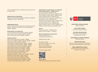 Rotafolio del Actor Social para las visitas domiciliarias a niños y ...