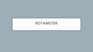 Rotameter | PPTX